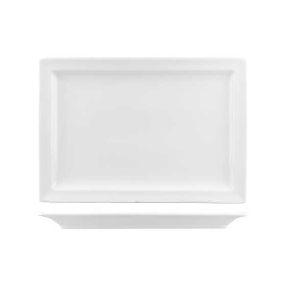 Classic Gourmet Rectangular Plate Narrow Rim - Trenton International
